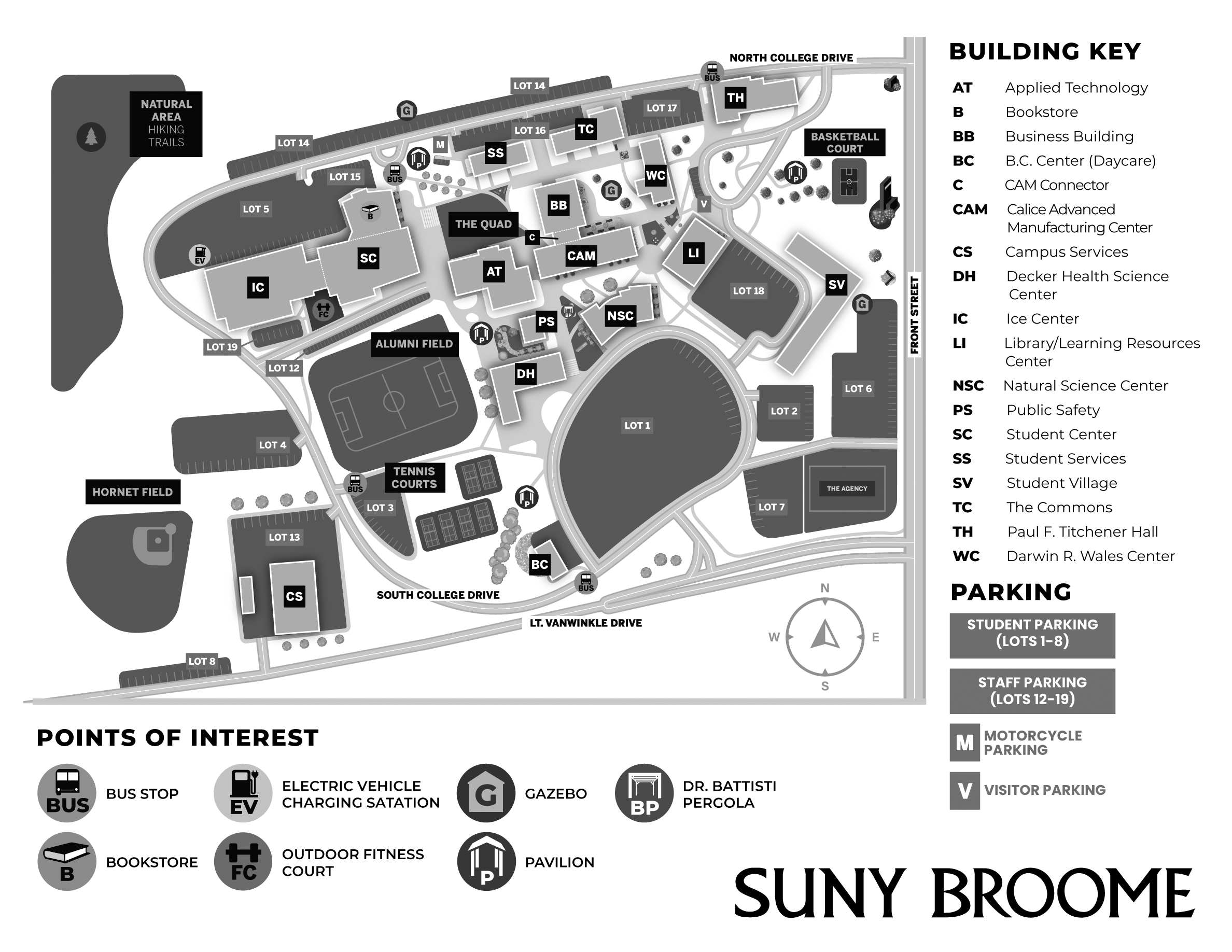 Parking and Campus Map | SUNY Broome